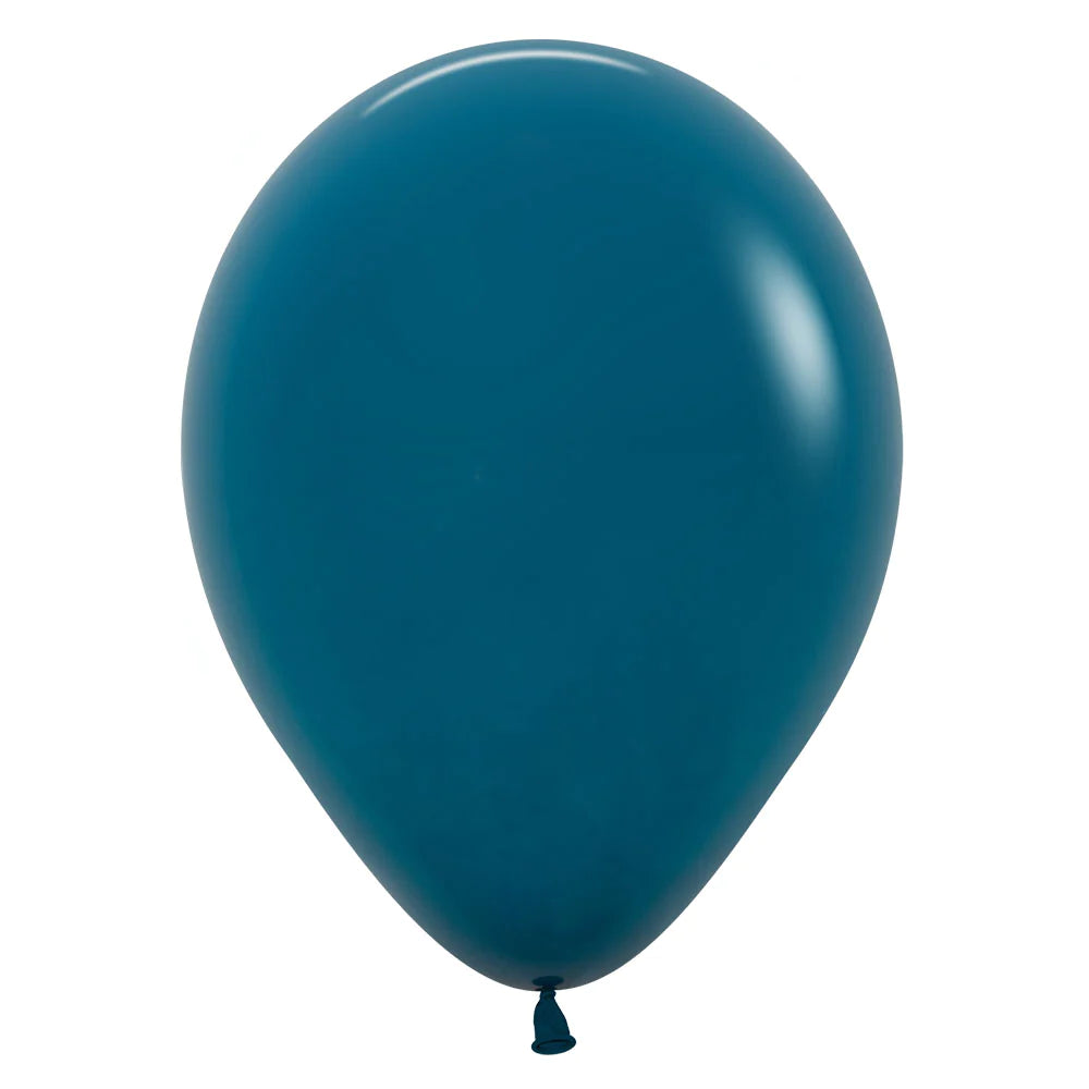 Globo Turquesa Profundo Fashion R12 X 12 Globos — BALLOONS BOGOTA