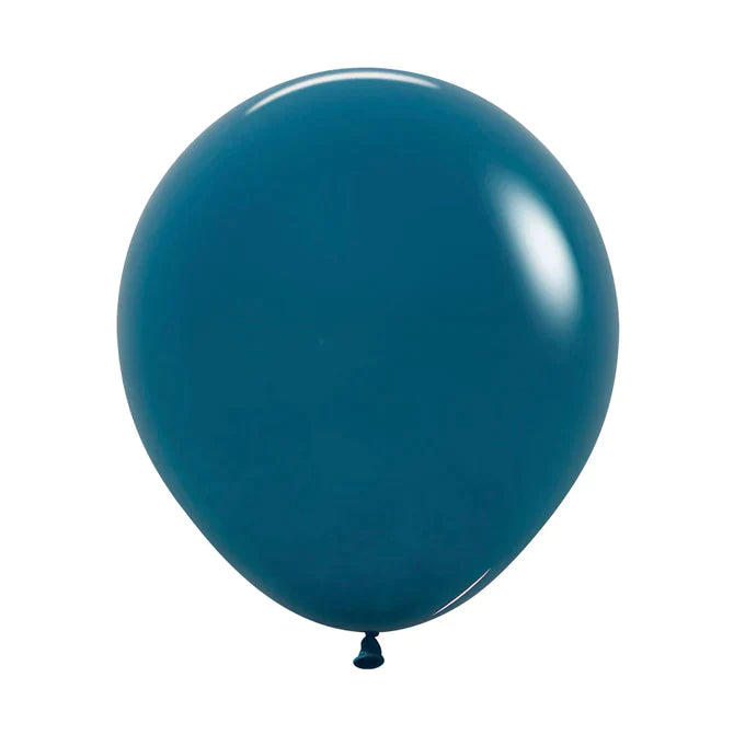 Globo Turquesa Profundo Fashion R18 X 50 Globos — BALLOONS BOGOTA